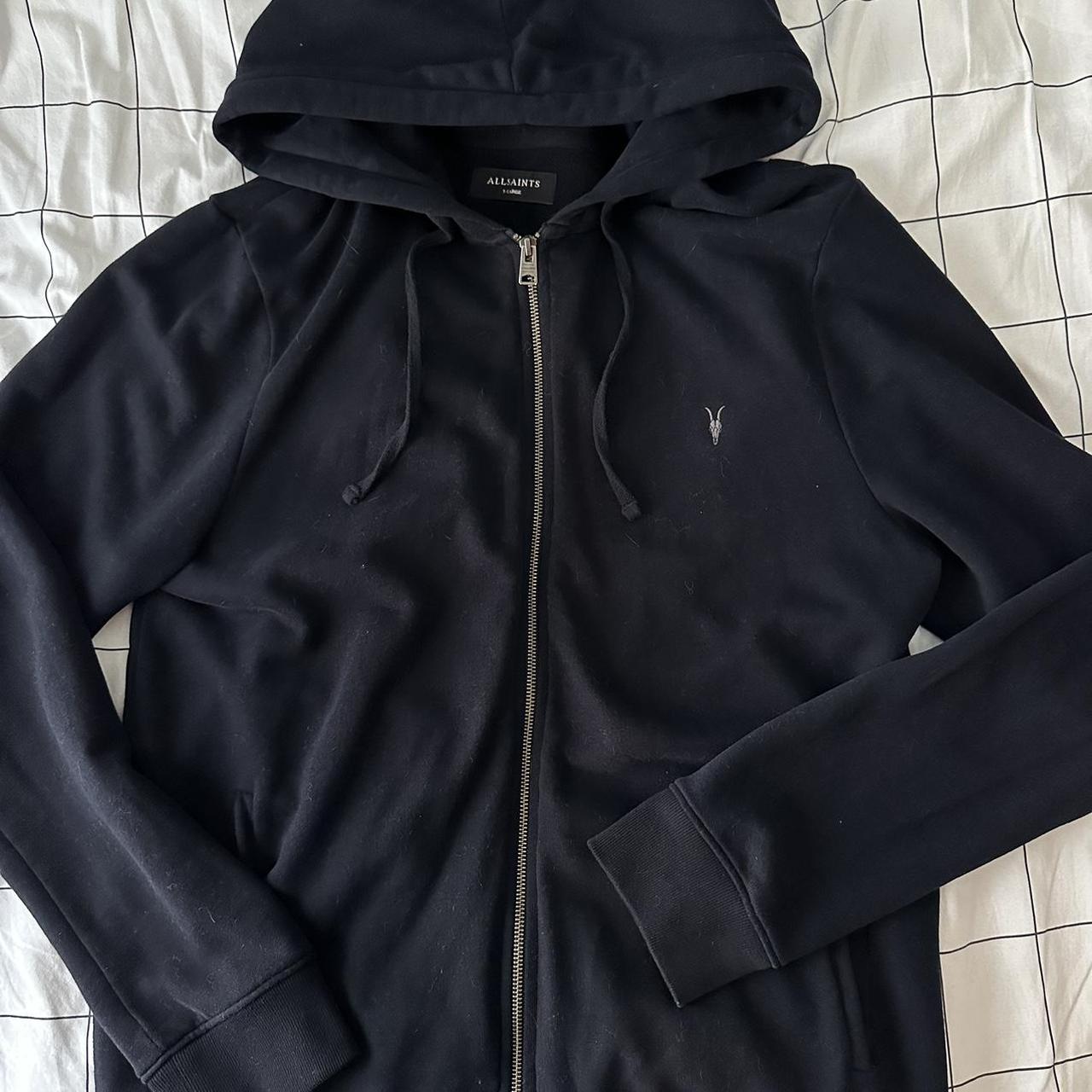 All Saints Hoodie XL Size Hardly Worn 8/10 Condition - Depop
