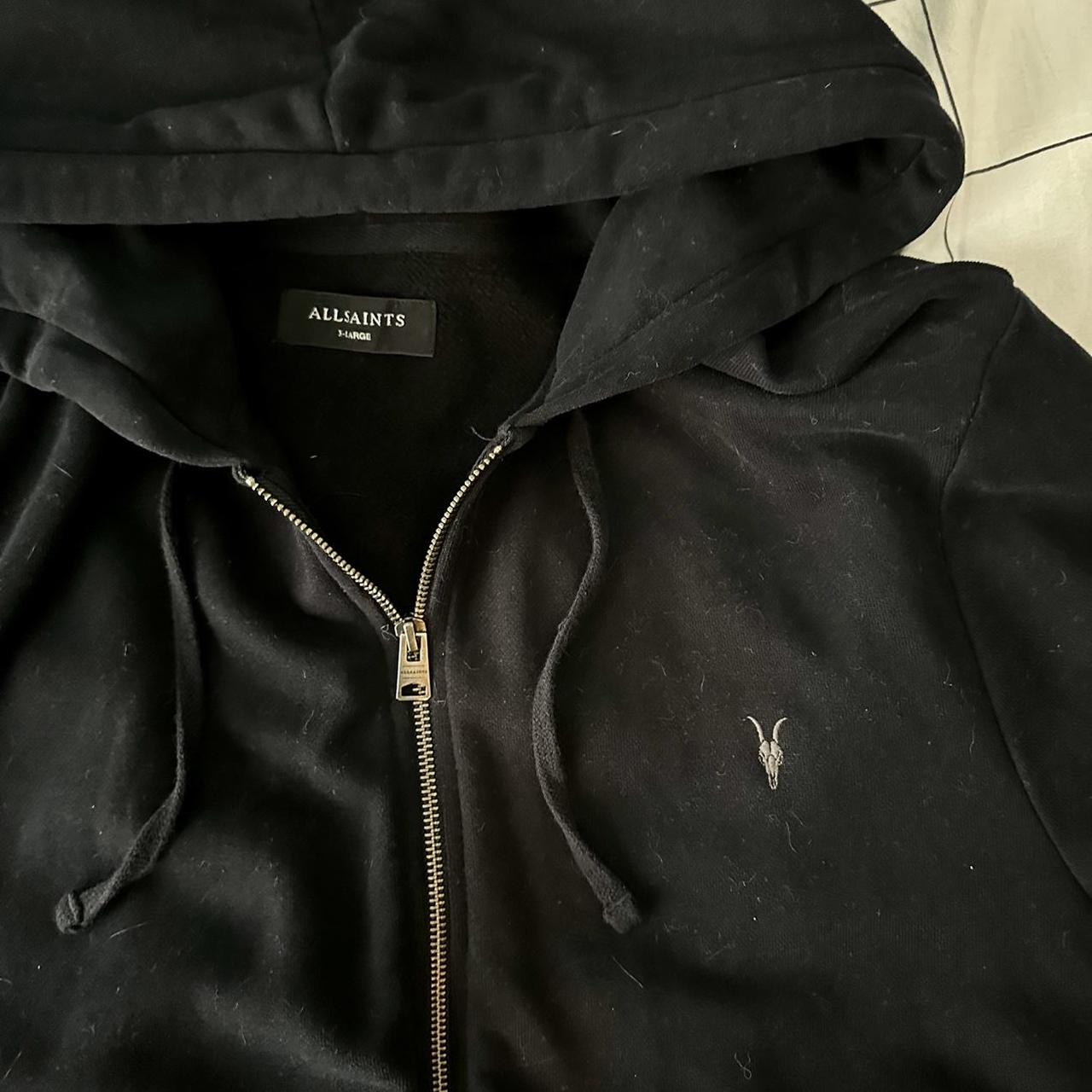 All Saints Hoodie XL Size Hardly Worn 8/10 Condition - Depop