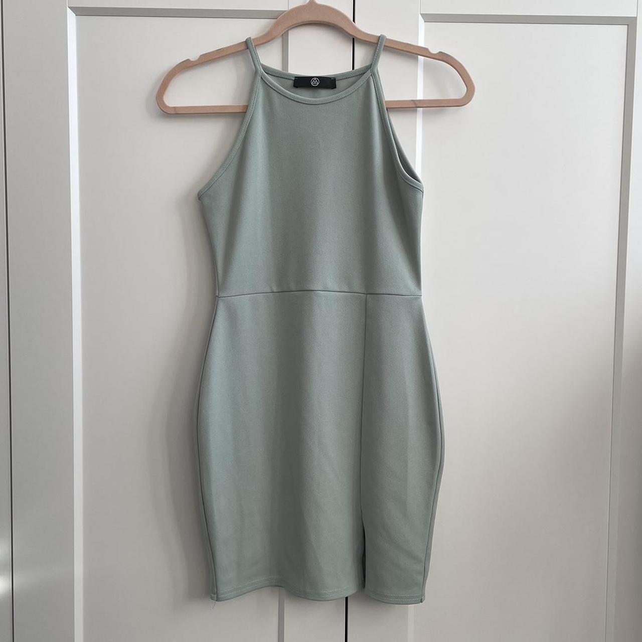 Missguided Women's Green Dress | Depop