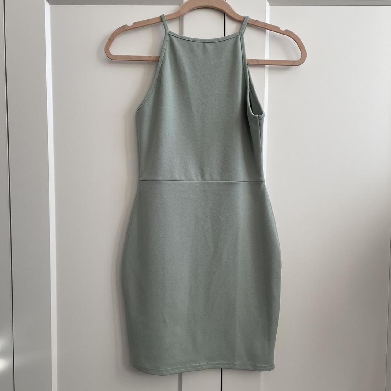 Missguided Women's Green Dress | Depop