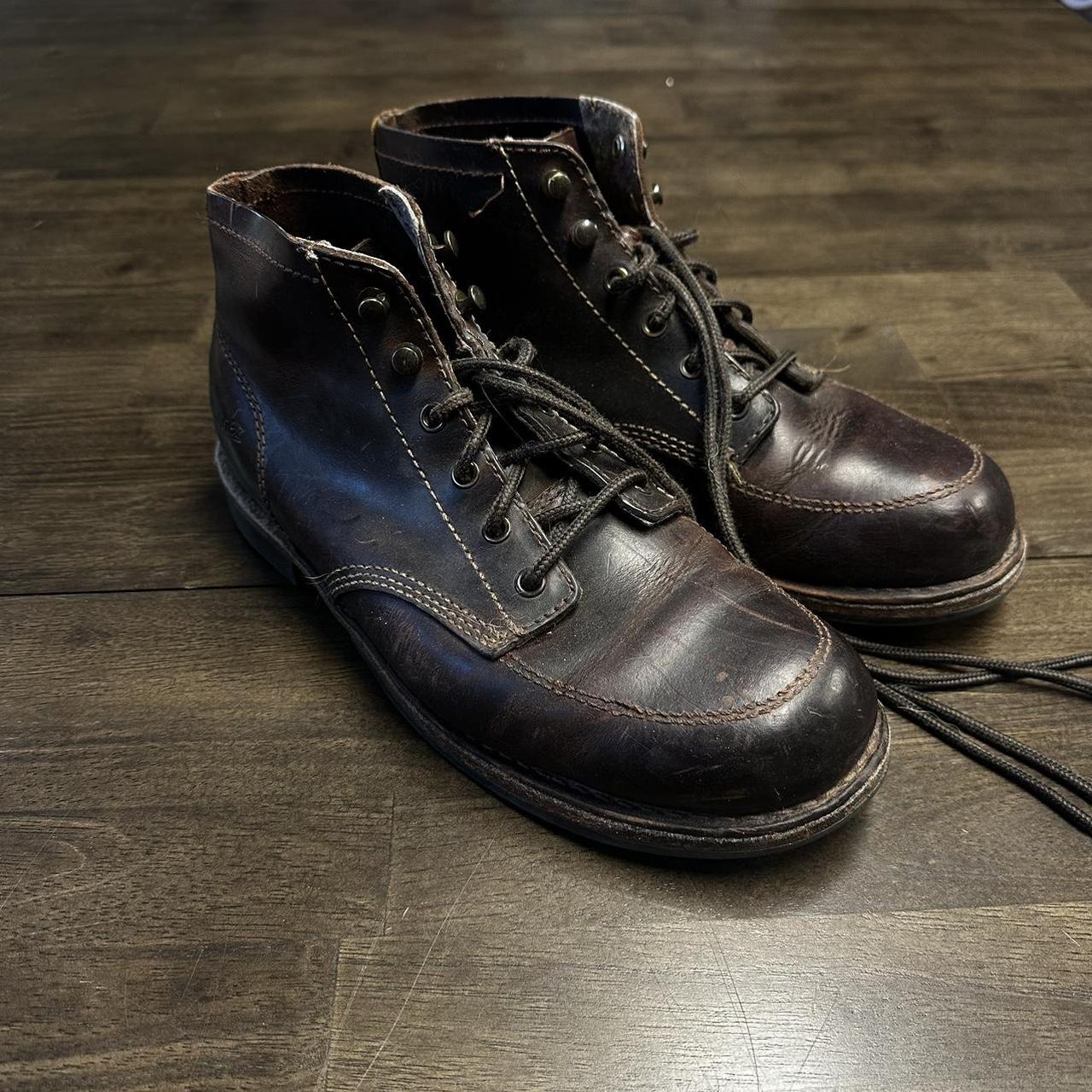 Vintage Danner Jack 5’ leather boots men’s size 9.... | Depop