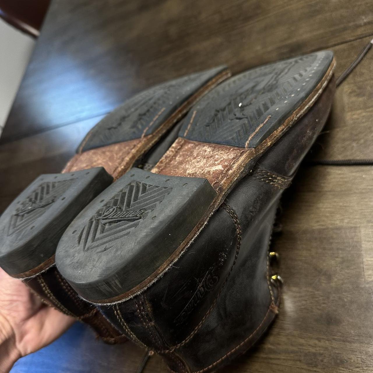 Vintage Danner Jack 5’ leather boots men’s size 9.... | Depop