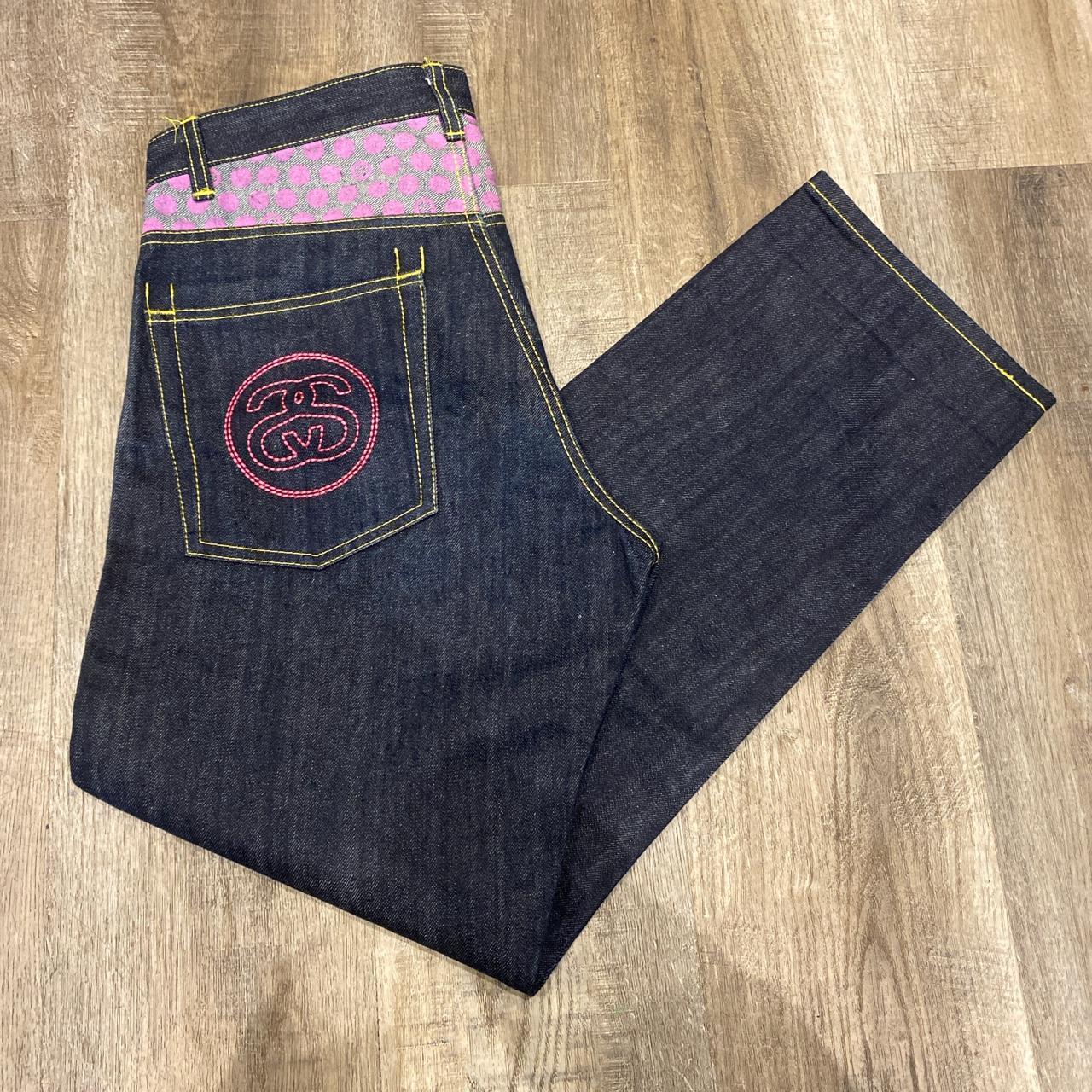 Vintage Stussy Jeans 30”x32” -Dark wash Stussy... - Depop