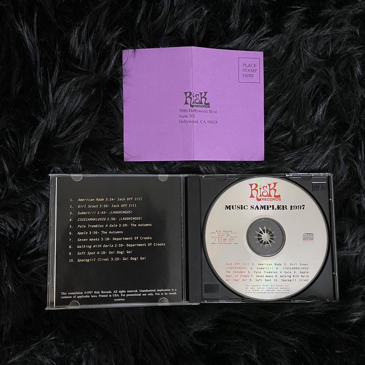 Risk Records vintage ’97 music sampler CD in barely... - Depop