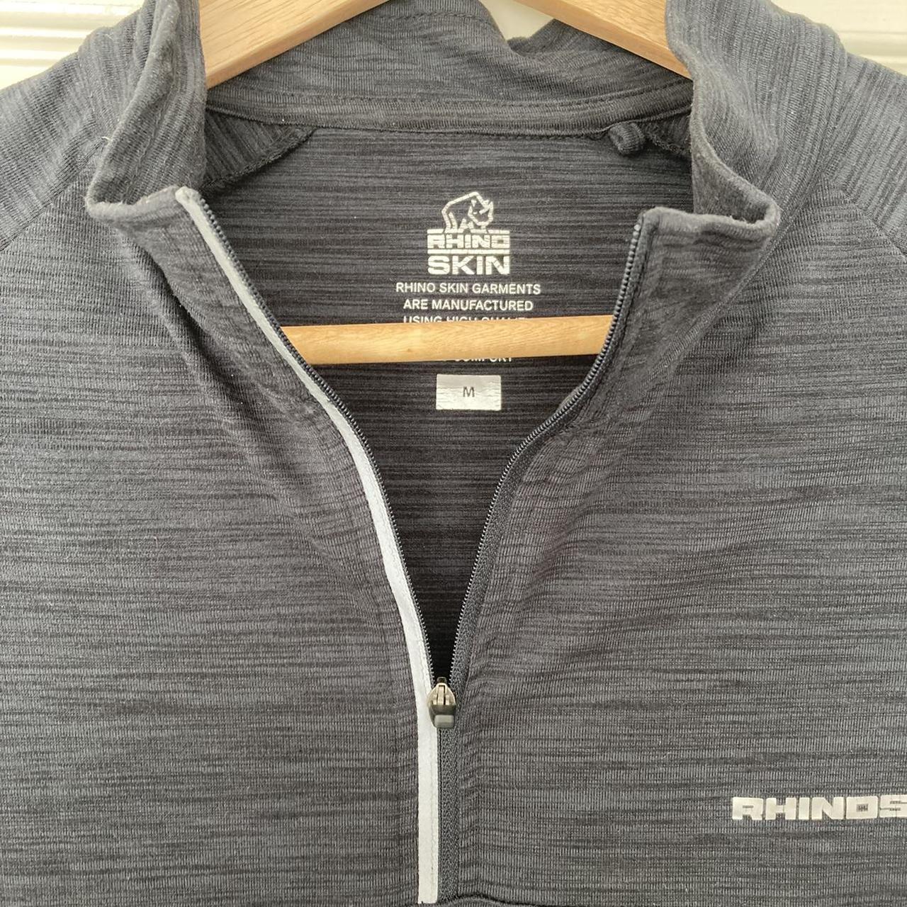 Navy dri fit style gym top Never worn Like tech... | Depop