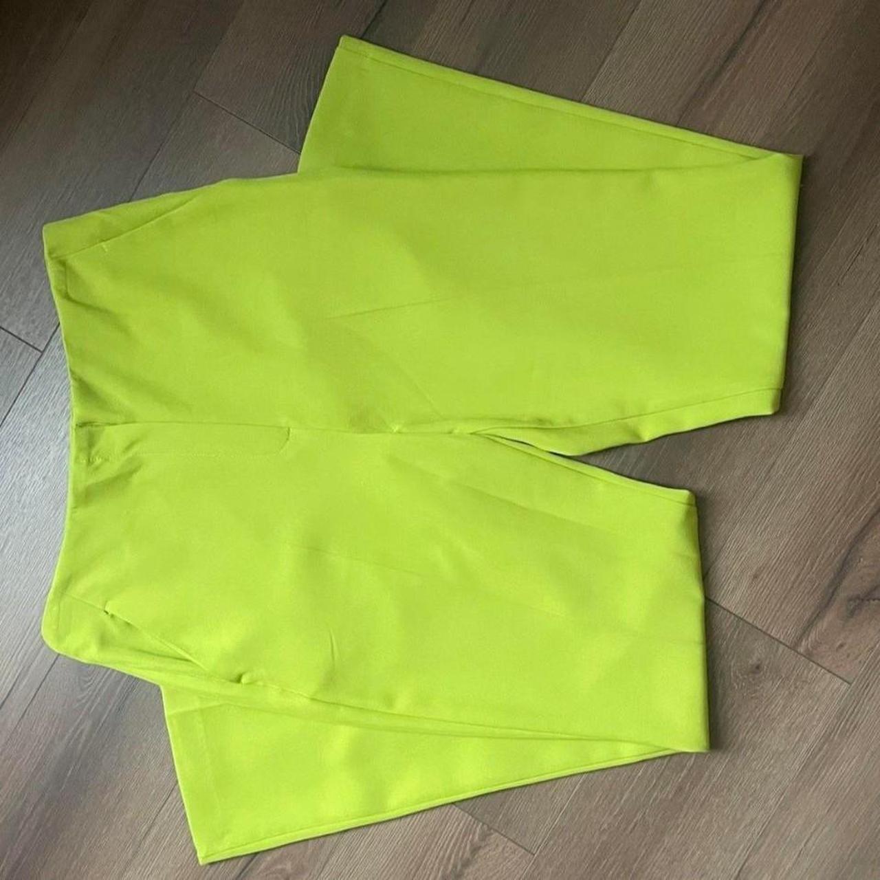 Primark lime green blazer & trousers co-ord... - Depop