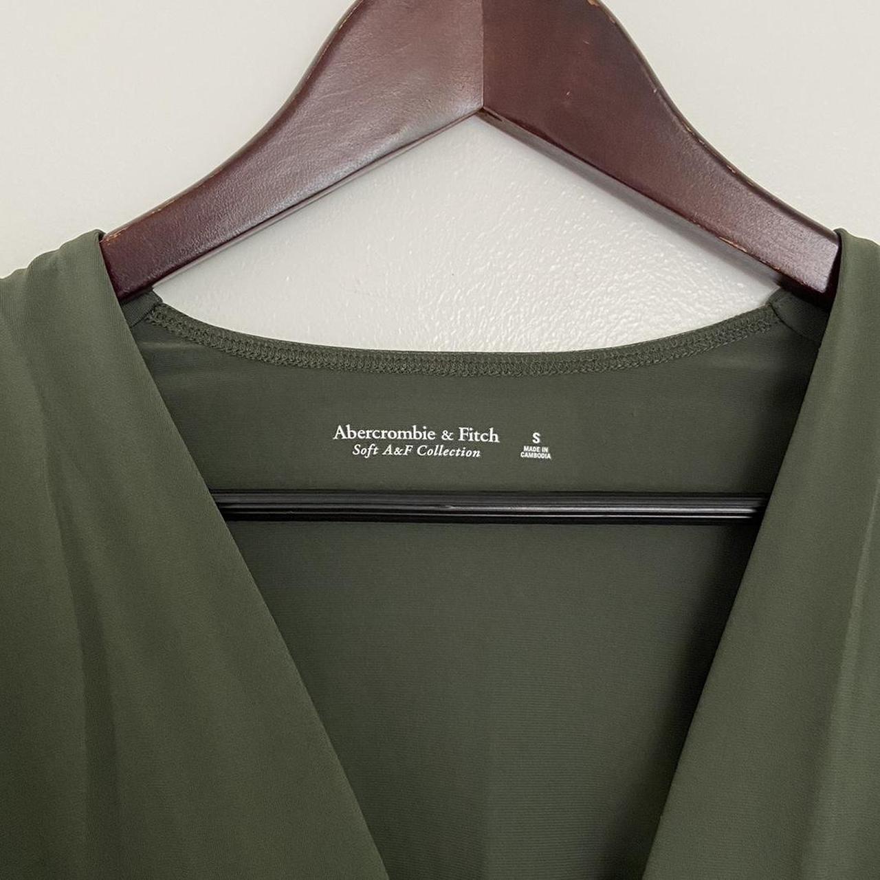 Abercrombie & Fitch Women's Green Bodysuit | Depop