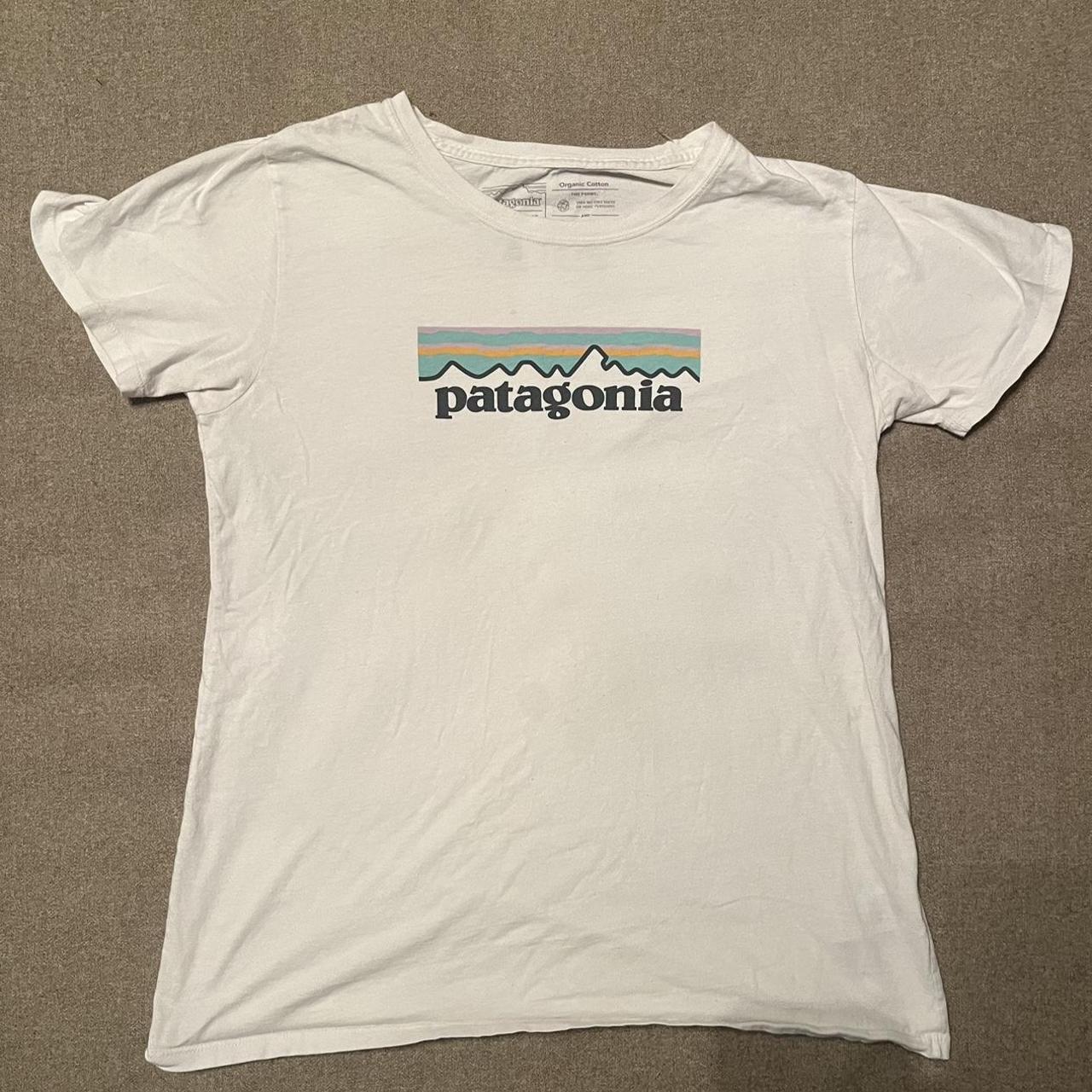 Patagonia graphic tshirt Size women’s medium... - Depop