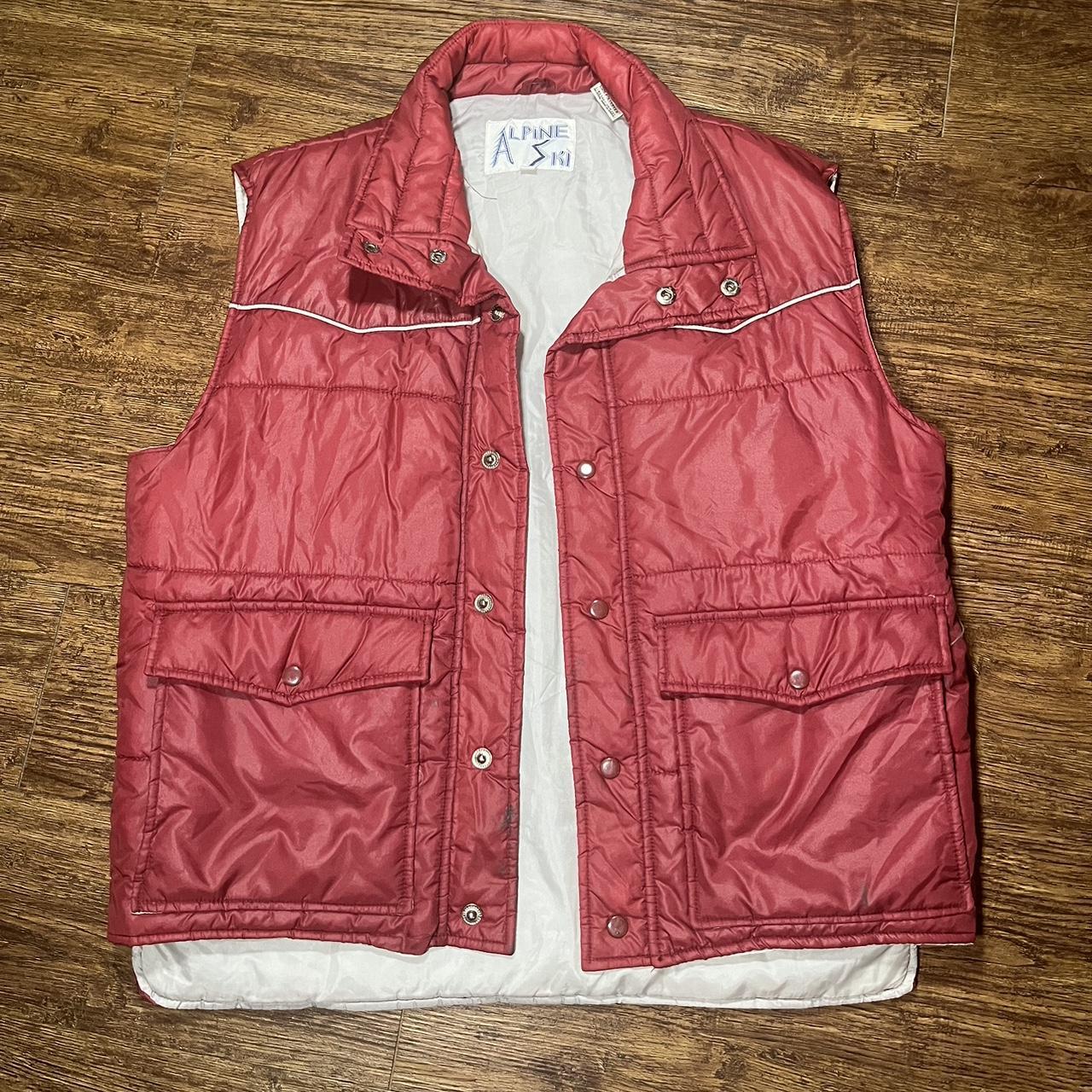 Vintage alpine ski puffer vest Size Large Great... - Depop