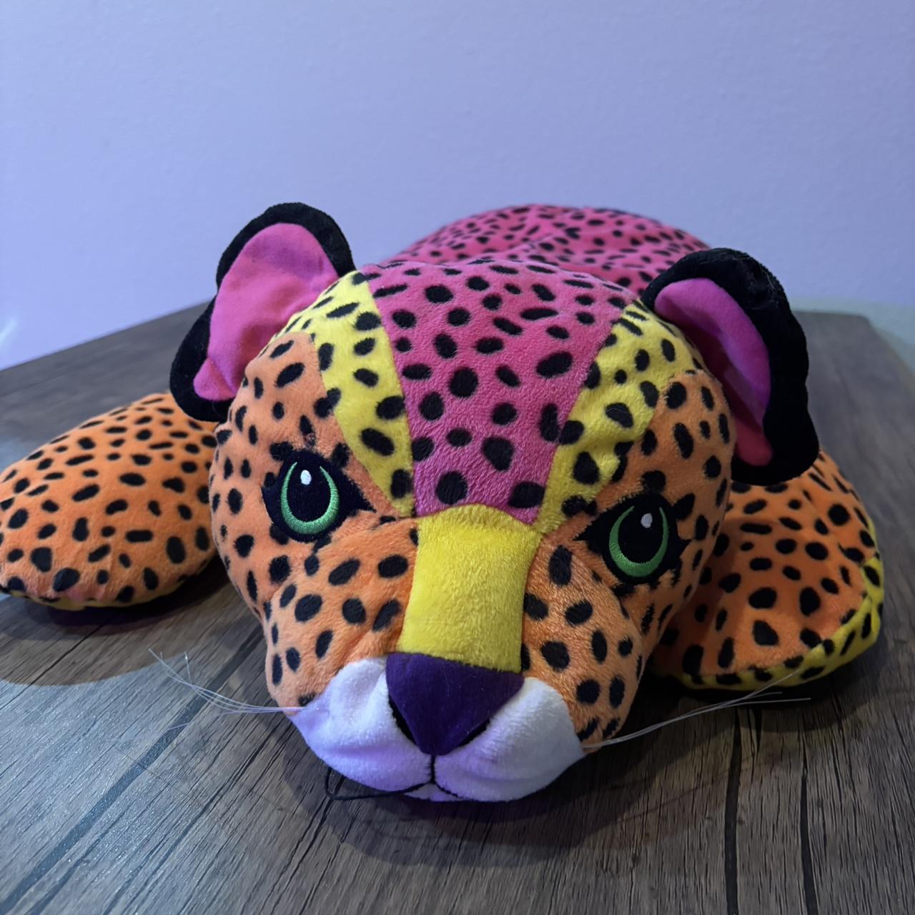 Lisa frank “hunter” the leopard large plush Overall... - Depop