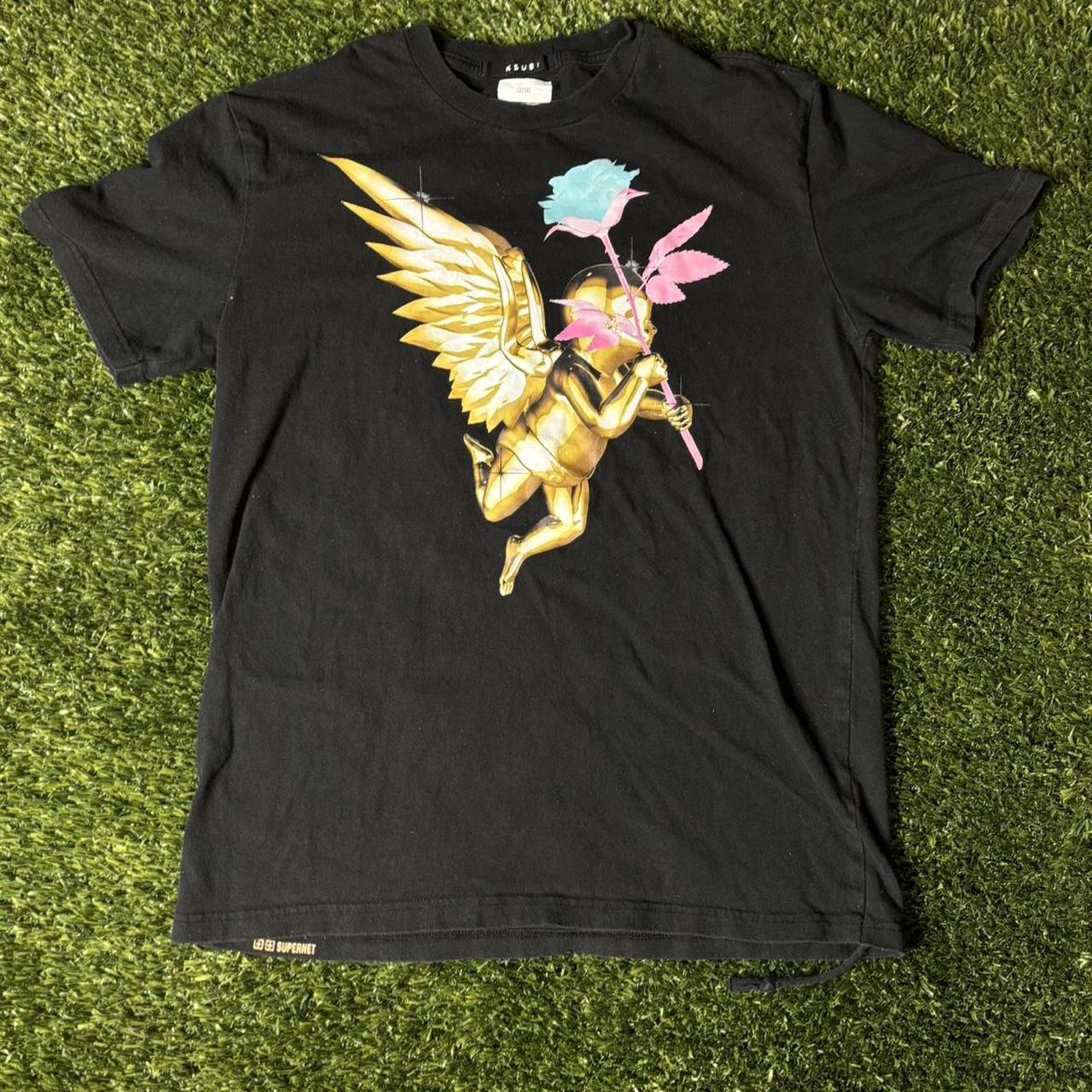 Ksubi Token Kash Ss Tee Jet Black Size xs Pit to pit... | Depop