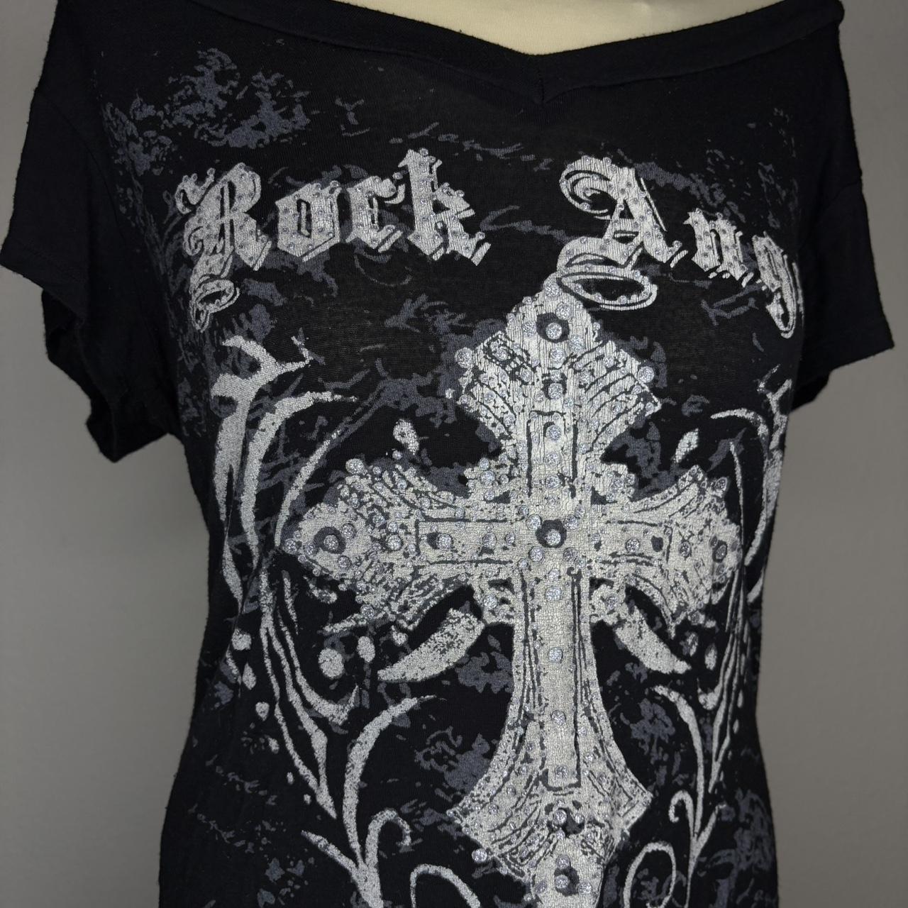 Rock Angel Mall goth cyber y2k grunge distressed... | Depop
