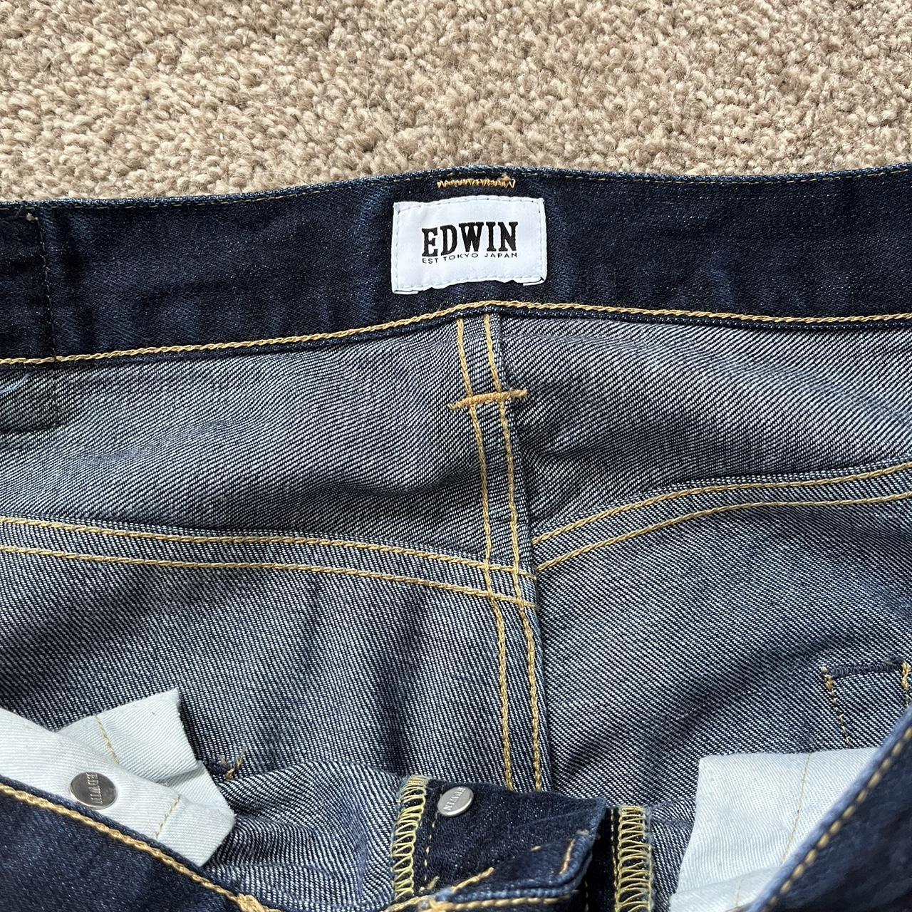 Edwin ED-55 Regular Tapered Jeans Size 34 x 32 Few... - Depop