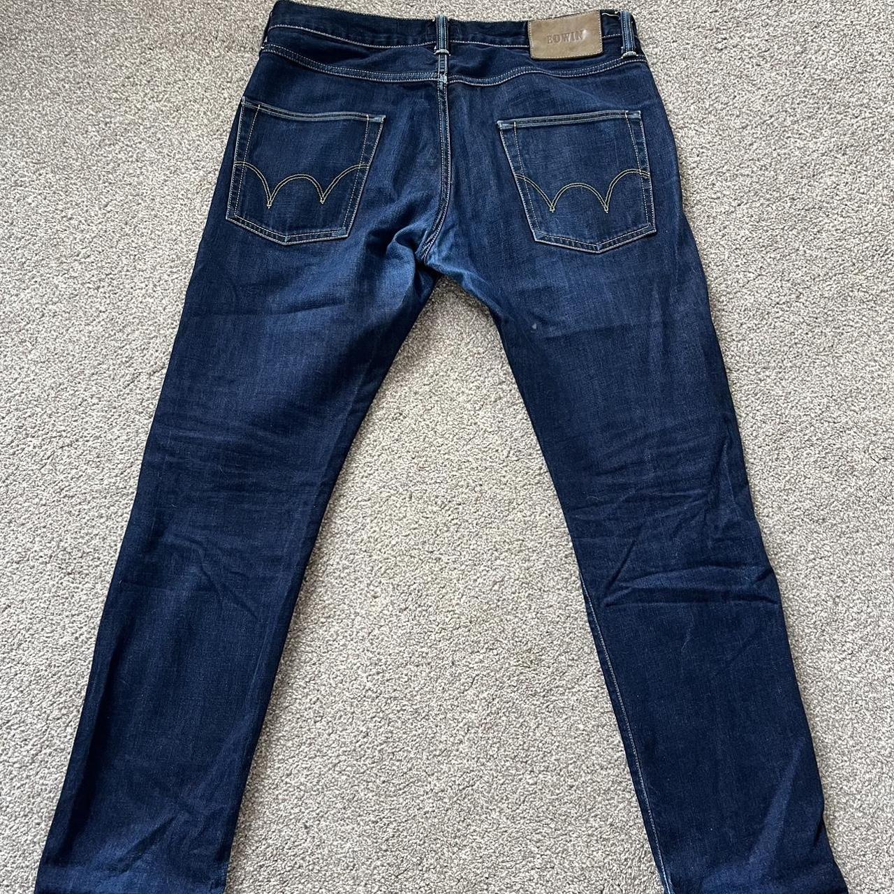 Edwin ED-55 Regular Tapered Jeans Size 34 x 32 Few... - Depop