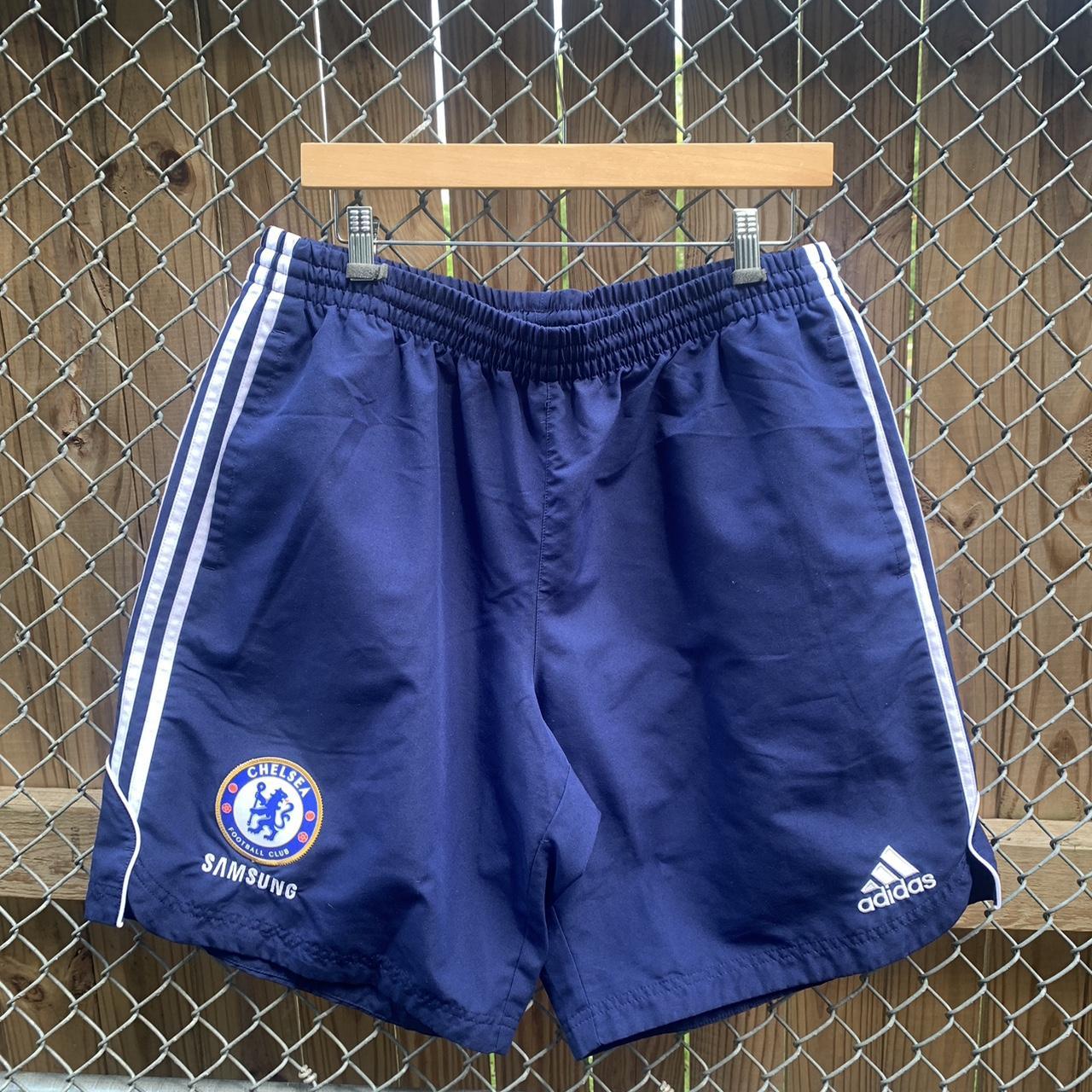 Chelsea 2009/10 Away Black Soccer Shorts Adidas... - Depop
