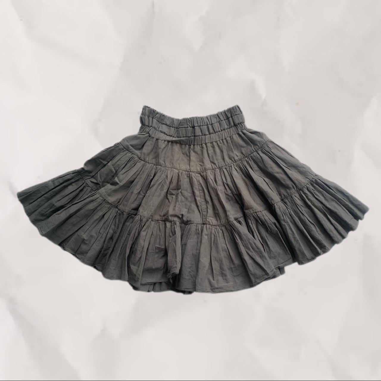 Vintage diesel Rara skirt Layered grey skirt with... - Depop