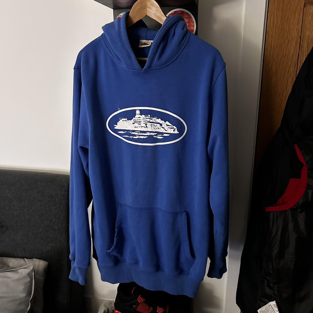 Corteiz blue hoddie Size xl 🔵⚪️ 5⭐️seller Fast... | Depop