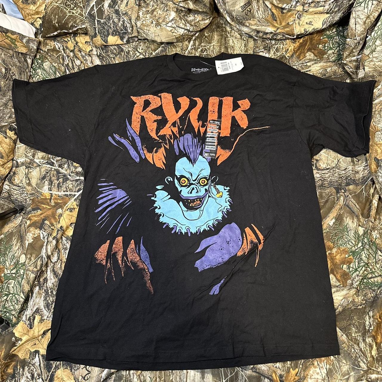 ryuk death note shirt size xxl tags: anime ghibli... - Depop