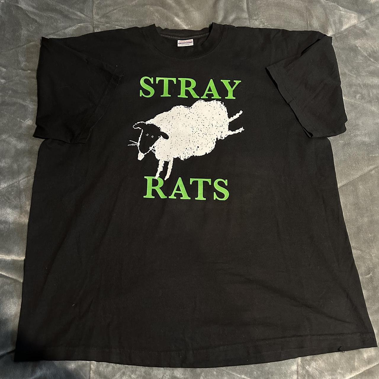 stray rats shirt size xxl tags: heaven by marc... - Depop