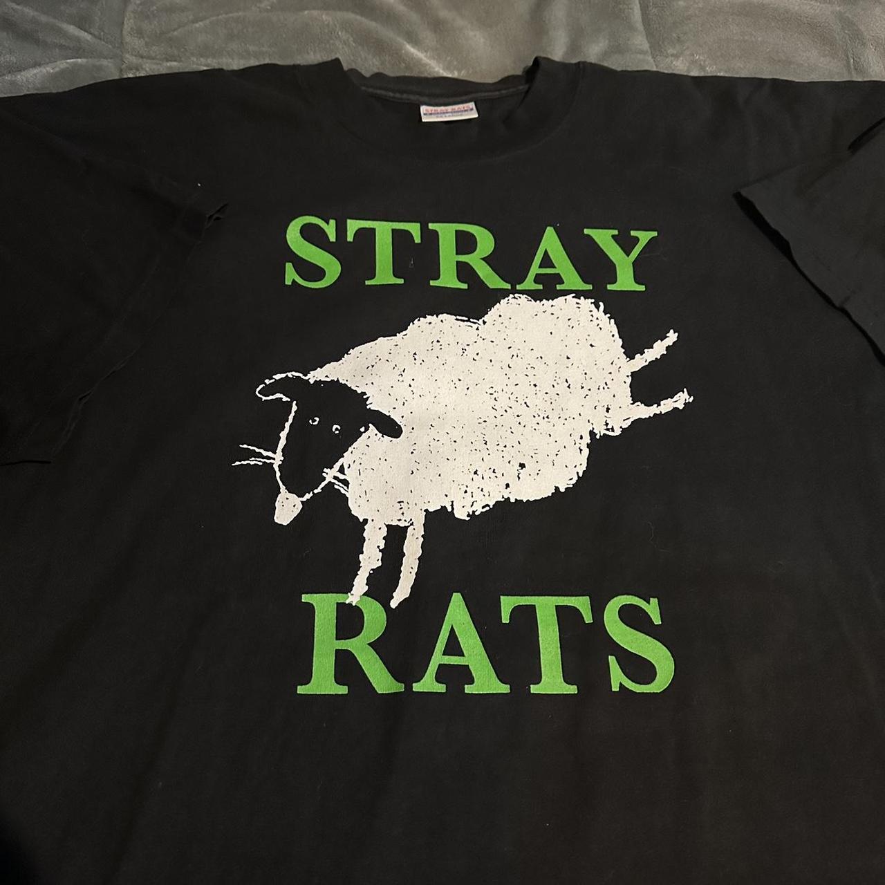 stray rats shirt size xxl tags: heaven by marc... - Depop