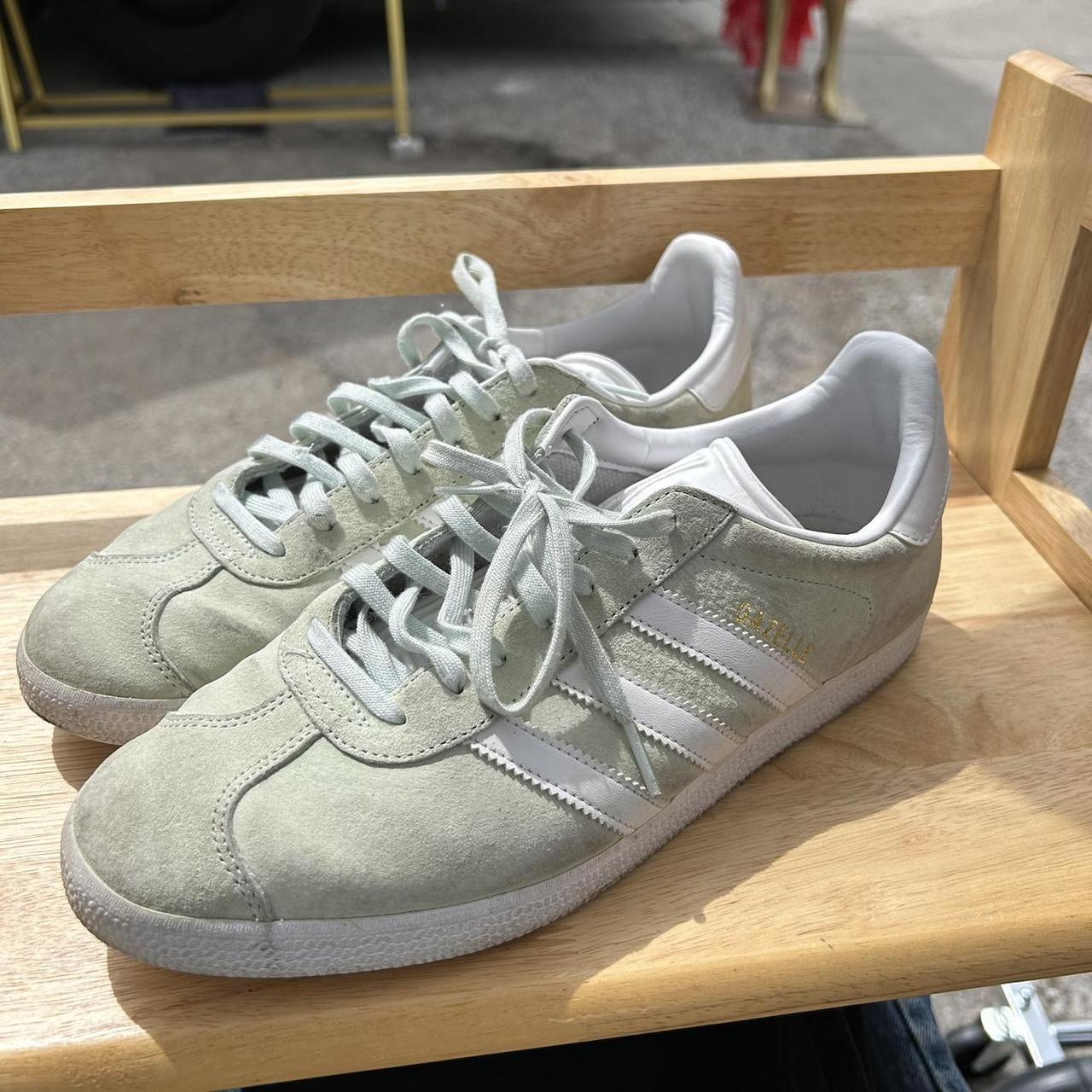 Adidas Women's Green Trainers | Depop