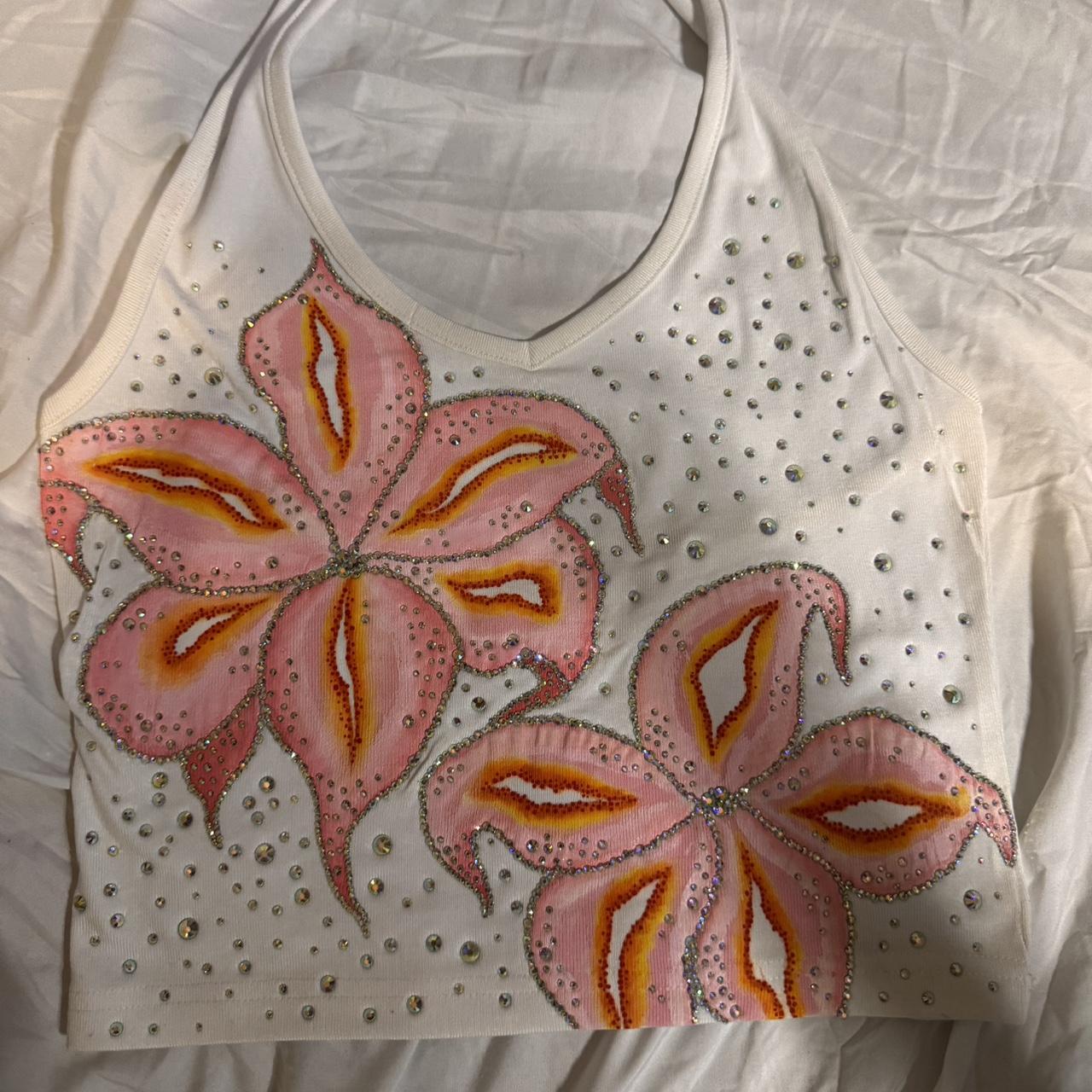 Custom Hand Painted Tank Top This is a custom hand... - Depop