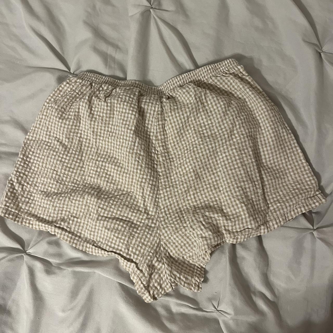 URBAN RENEWAL YELLOW CHECKERED BOXERS great... - Depop