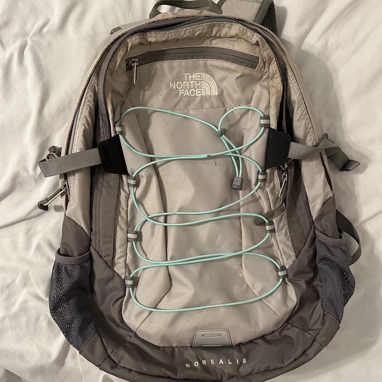 NORTH FACE BOREALIS BACKPACK grey and blue color... - Depop