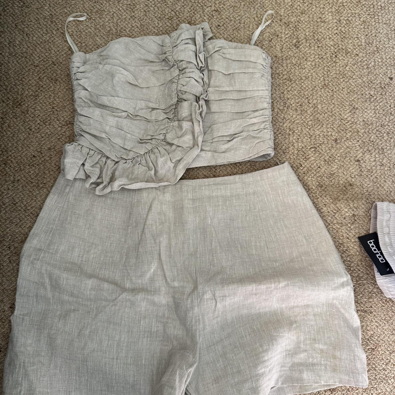 Dissh set Strapless top size 10 Bottoms size 12... - Depop