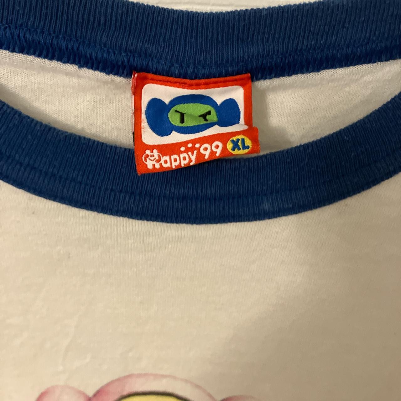 Happy99 ringer tee in XL. Small stain on front... - Depop