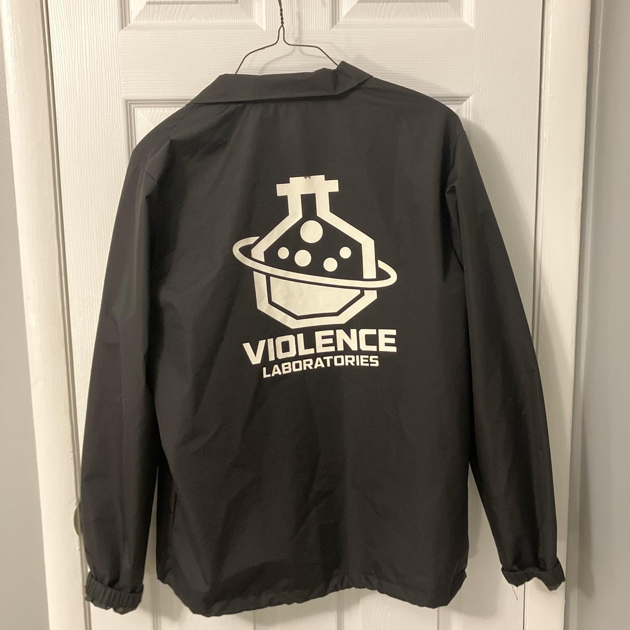 Oliver Francis “Violence Labs” Jacket in... - Depop