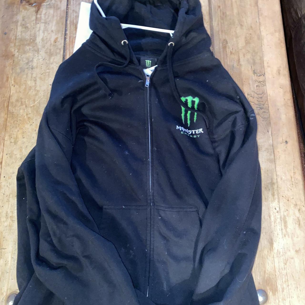 Monster energy zip hoodie - Depop