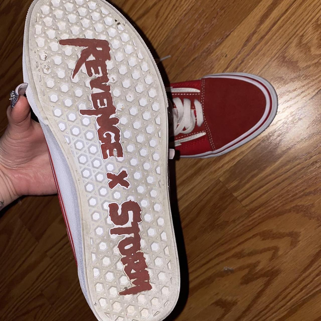 Revenge x Storm bolt vans from vol 2 size 7... - Depop