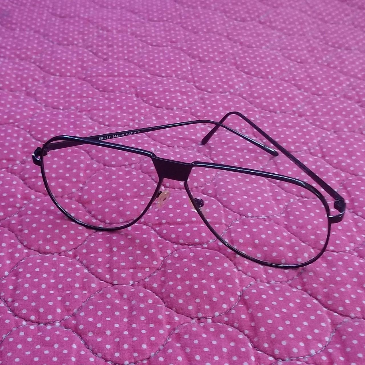 Glasses Black Frame With Blue Light Filter Lenses Depop