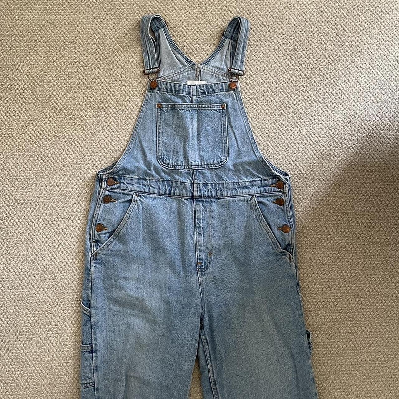 Monki blue denim dungarees - the easiest most comfy... - Depop