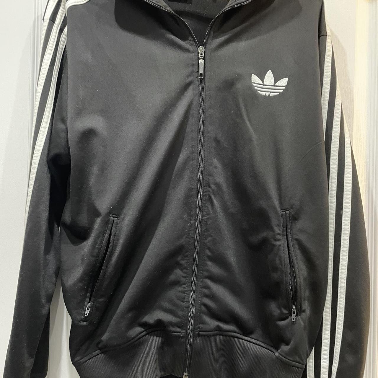 Adidas originals zip up jacket. In good... - Depop