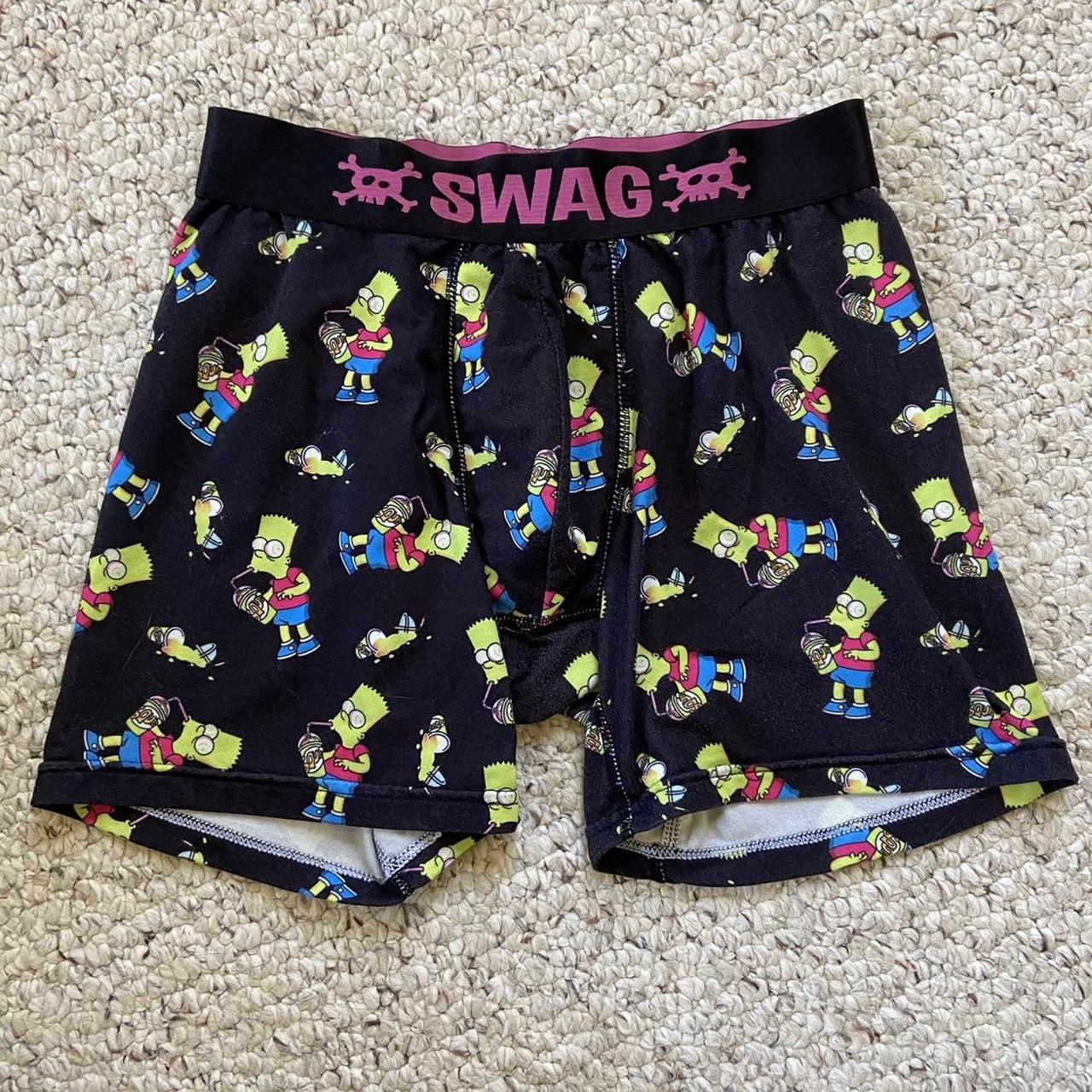 the simpsons bart boxers never worn without... | Depop