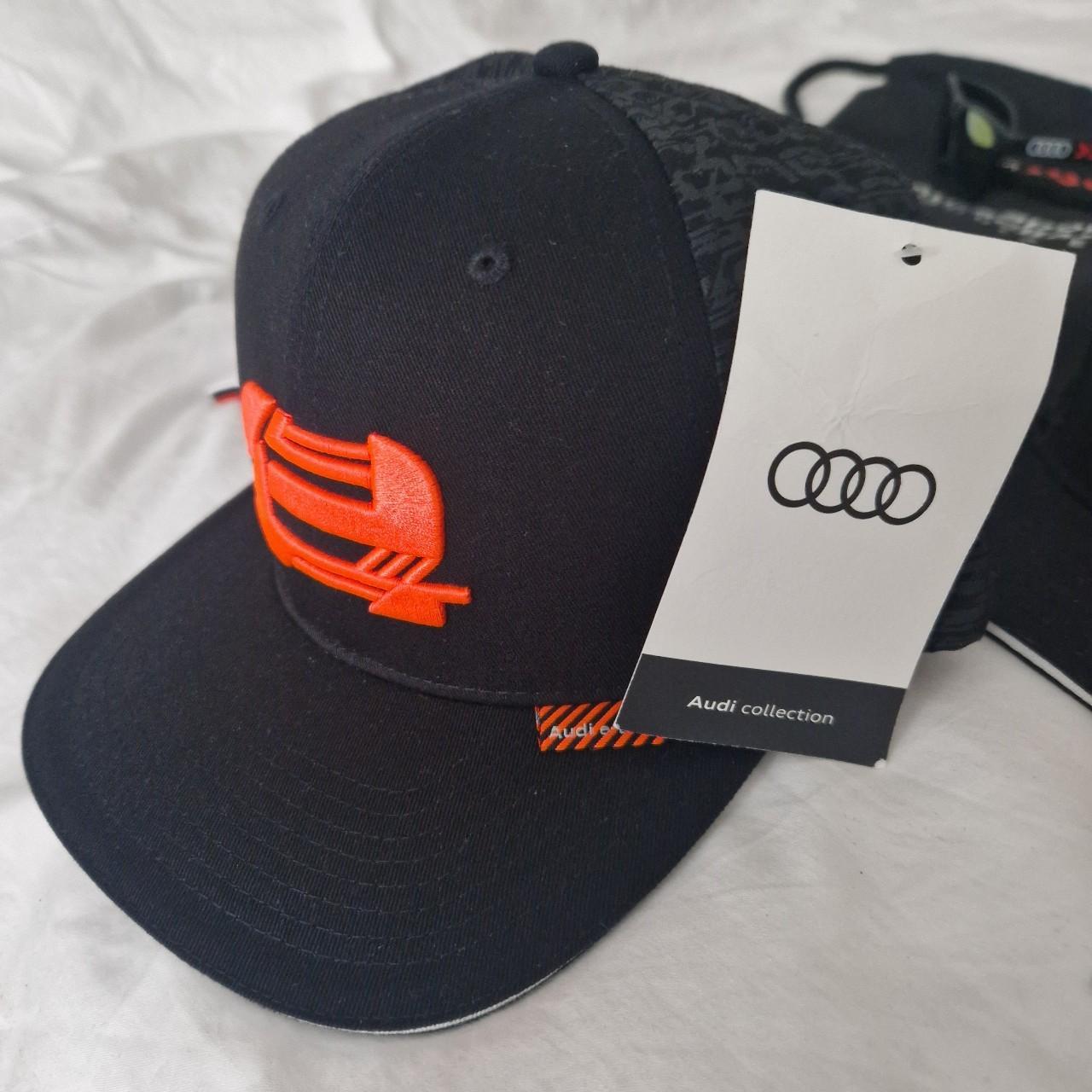 AUDI caps x 3, plus carrier backpack all original... - Depop