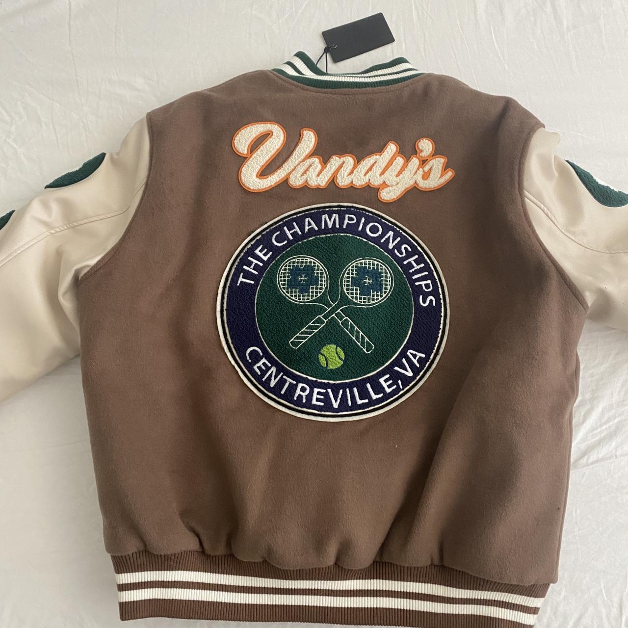 Vandy the Pink varsity jacket New with tags M in... - Depop