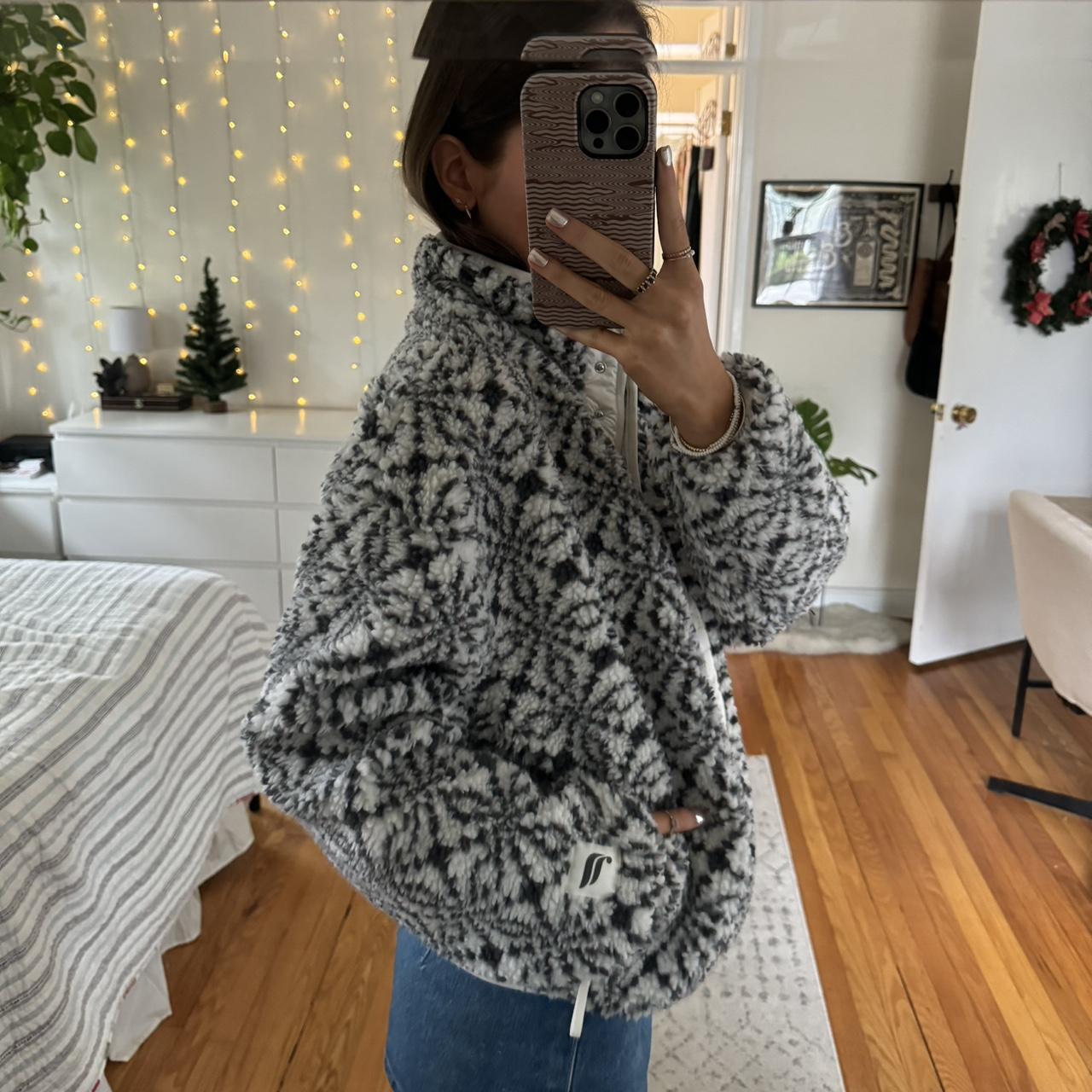 Fabletics new with tags - cozy oversized gray and... - Depop