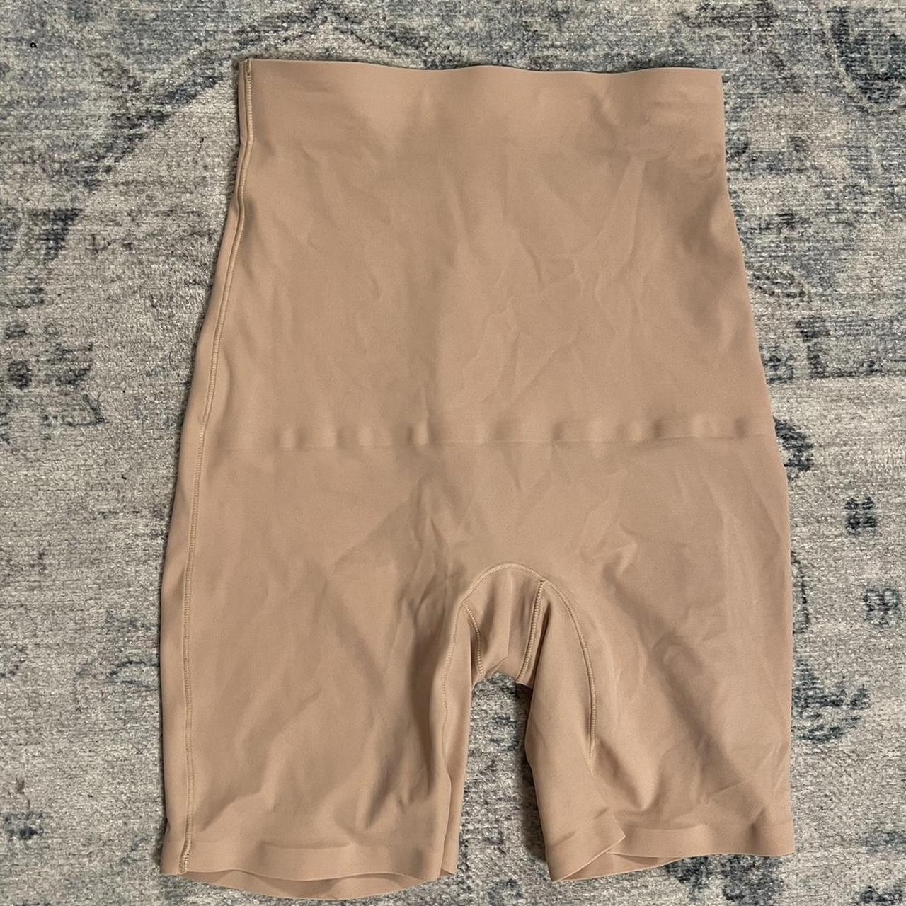 Spanx shorts Only worn once Brand: Skinny... - Depop