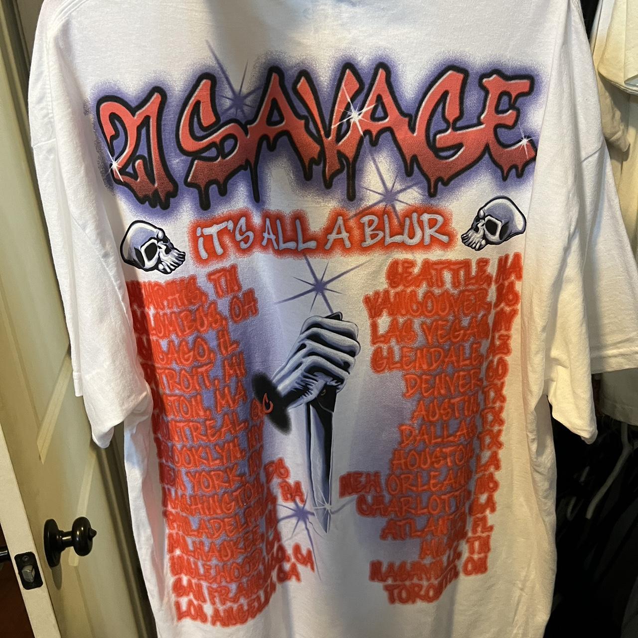 21 savage slaughter gang merch from Drake Its all a... - Depop