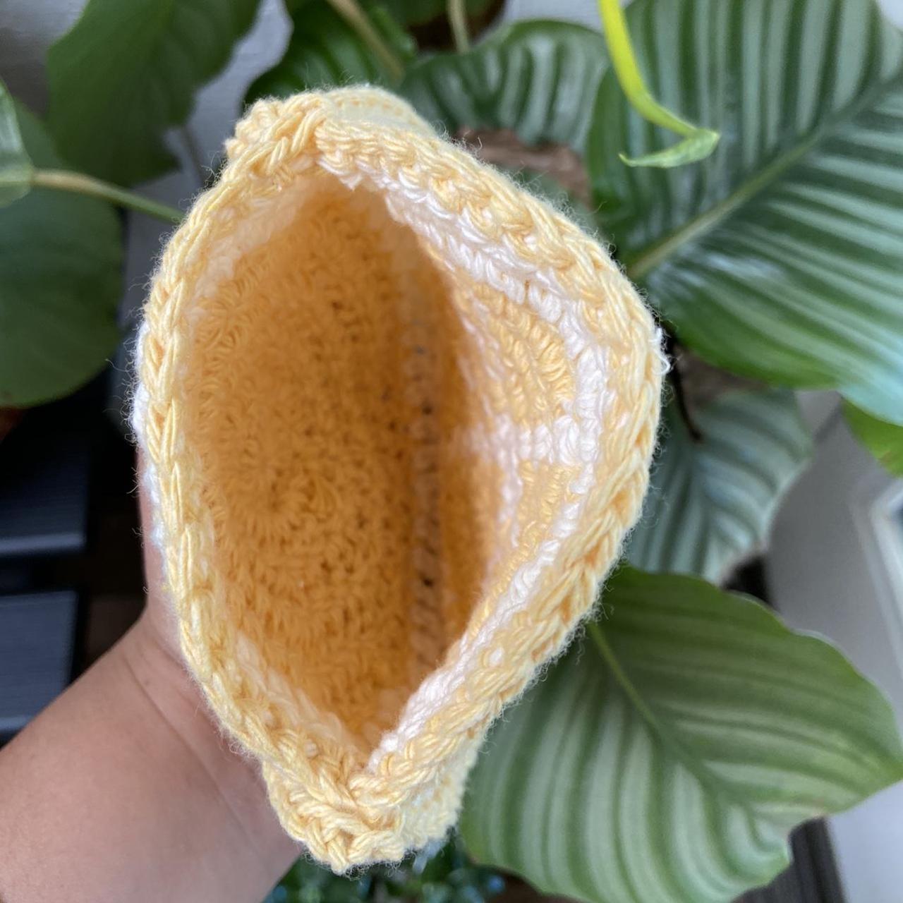 🍋 Lemon Slice Bag 🍋 - 100% cotton yarn - small... - Depop