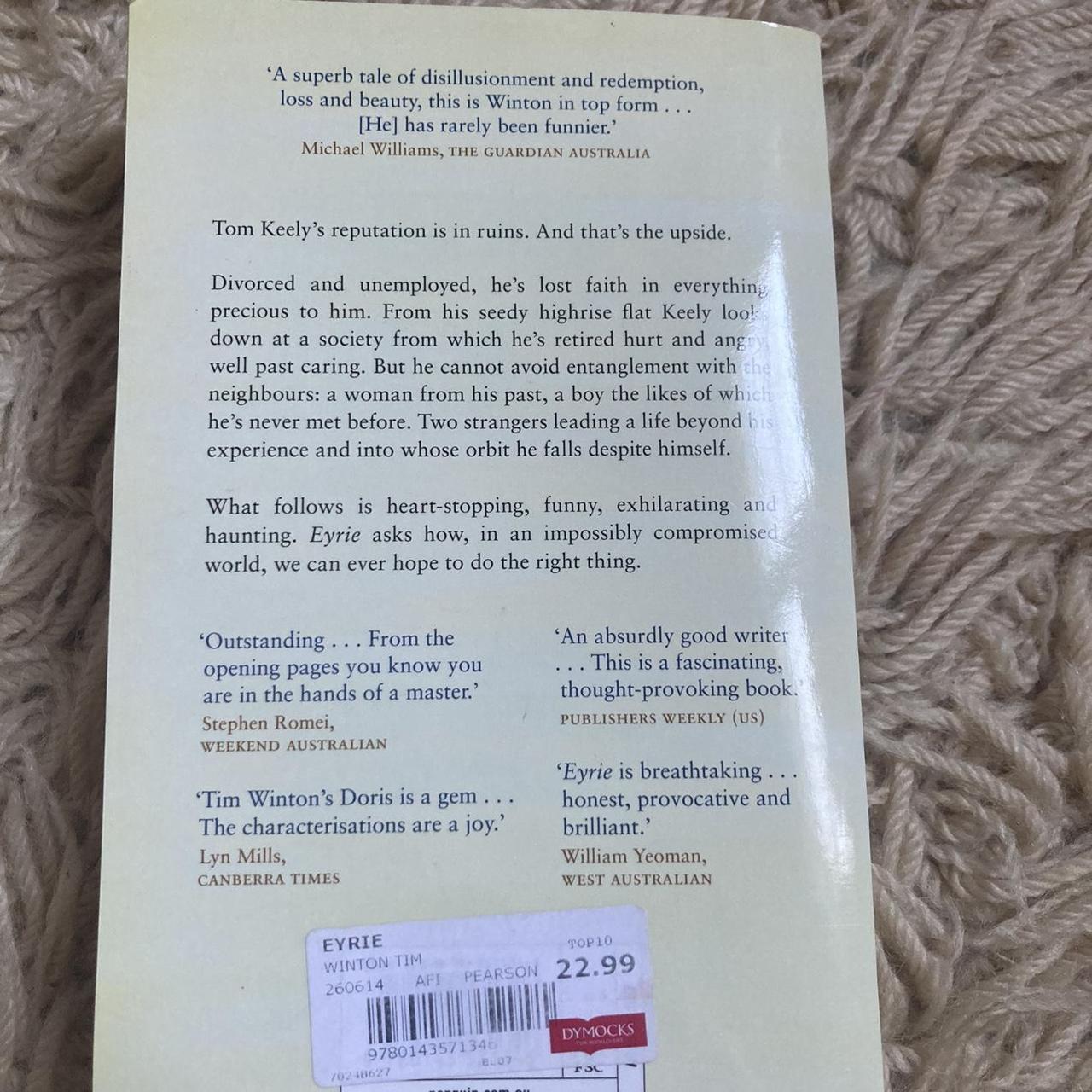 Eyrie - Tim Winton Great condition, a few small... - Depop