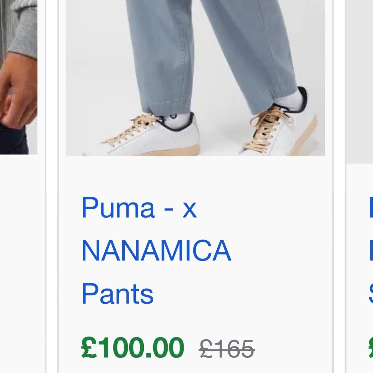 Namica x Puma colab grey tracksuit bottoms brand new... - Depop