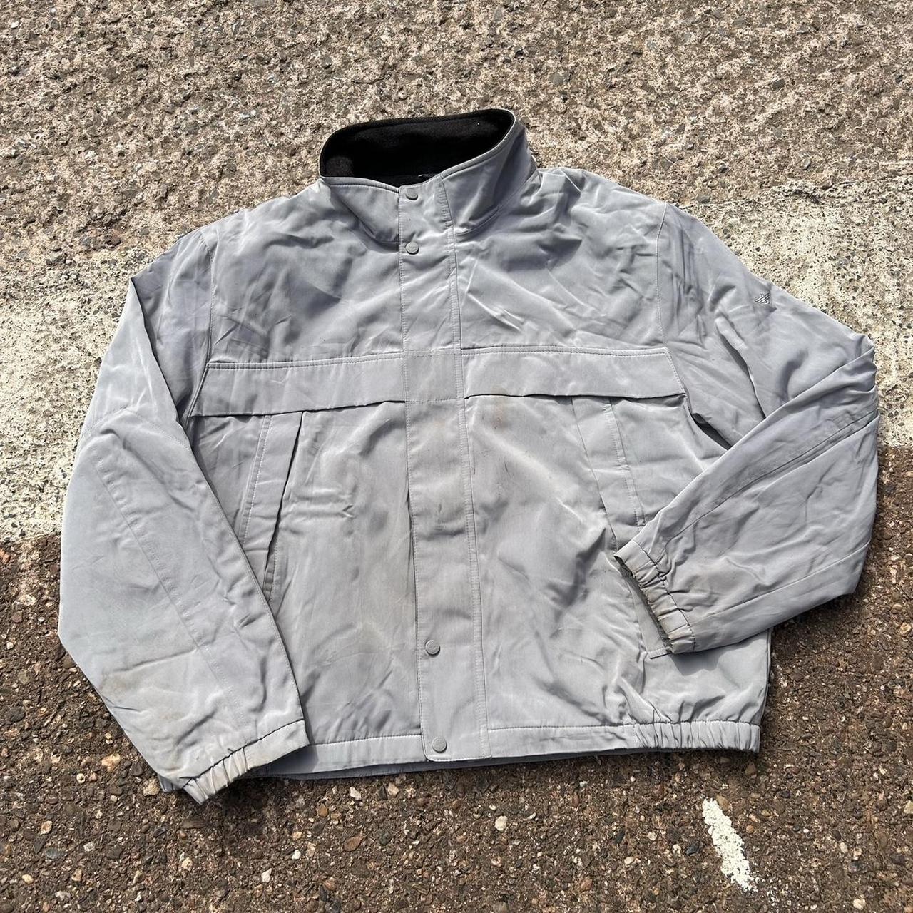 Dockers Grey Jacket ️ Size - XXL Pit to pit - 30... - Depop