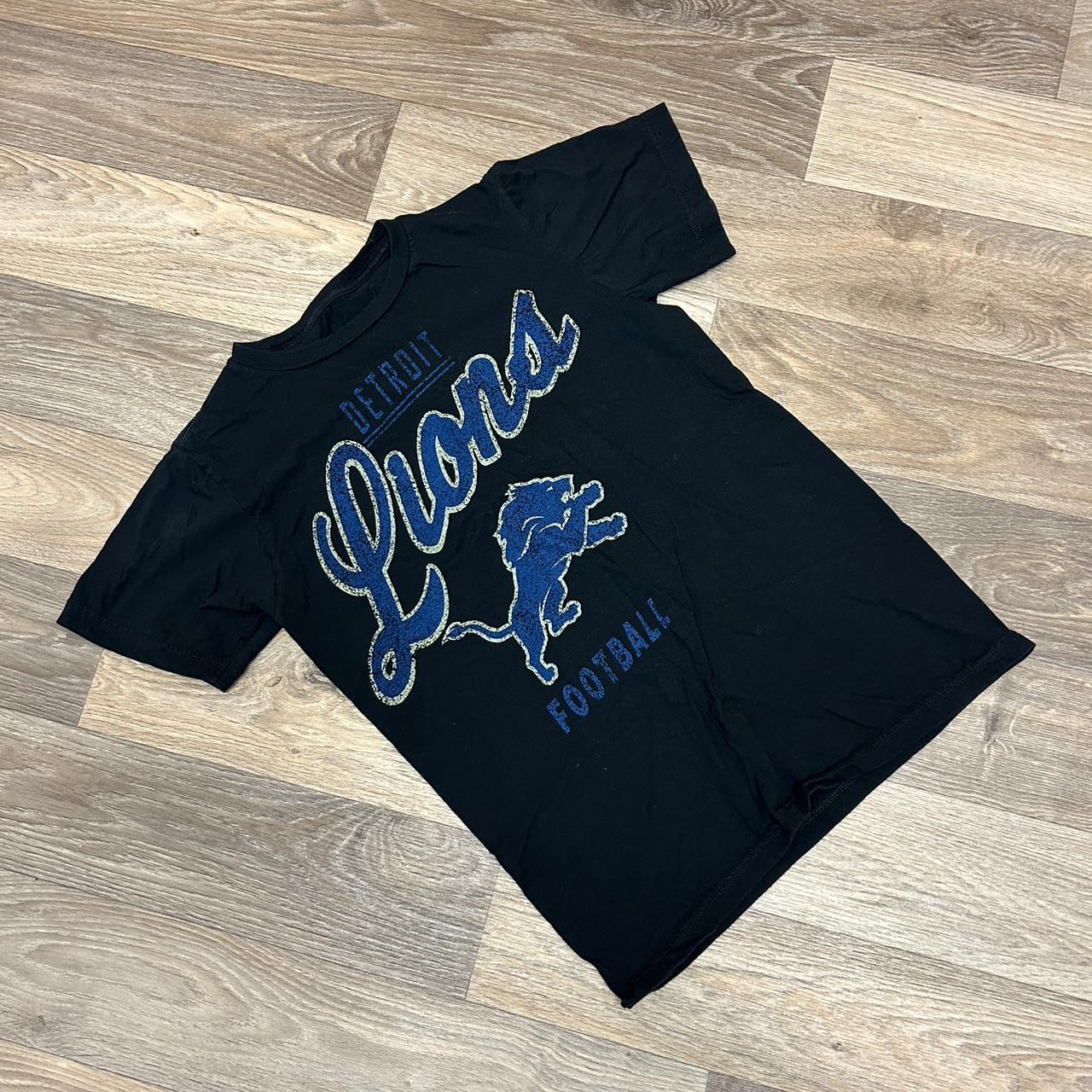 NFL Team Apparel Detroit lines football black... - Depop
