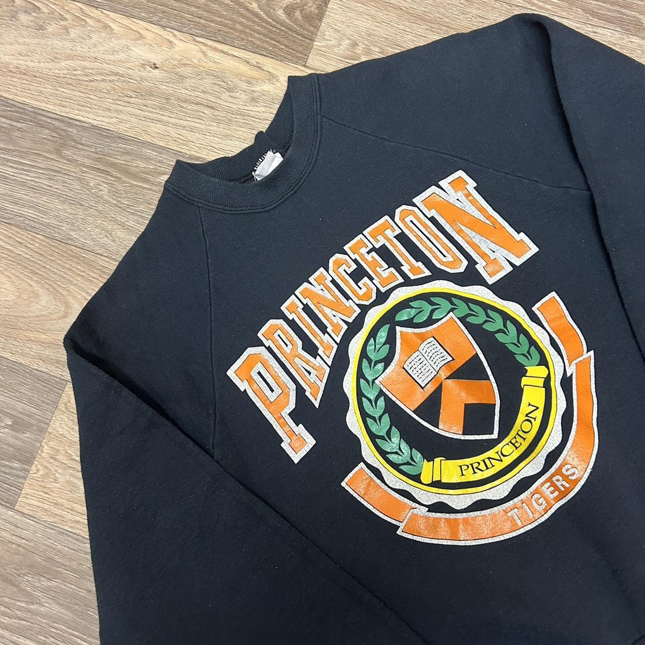 Fruit of the loom Princeton tigers black Sweatshirt... | Depop