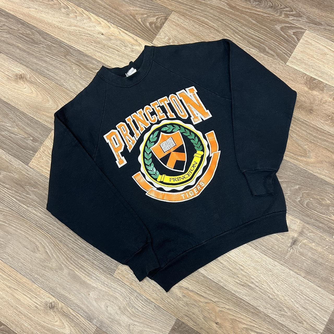 Fruit of the loom Princeton tigers black Sweatshirt... | Depop