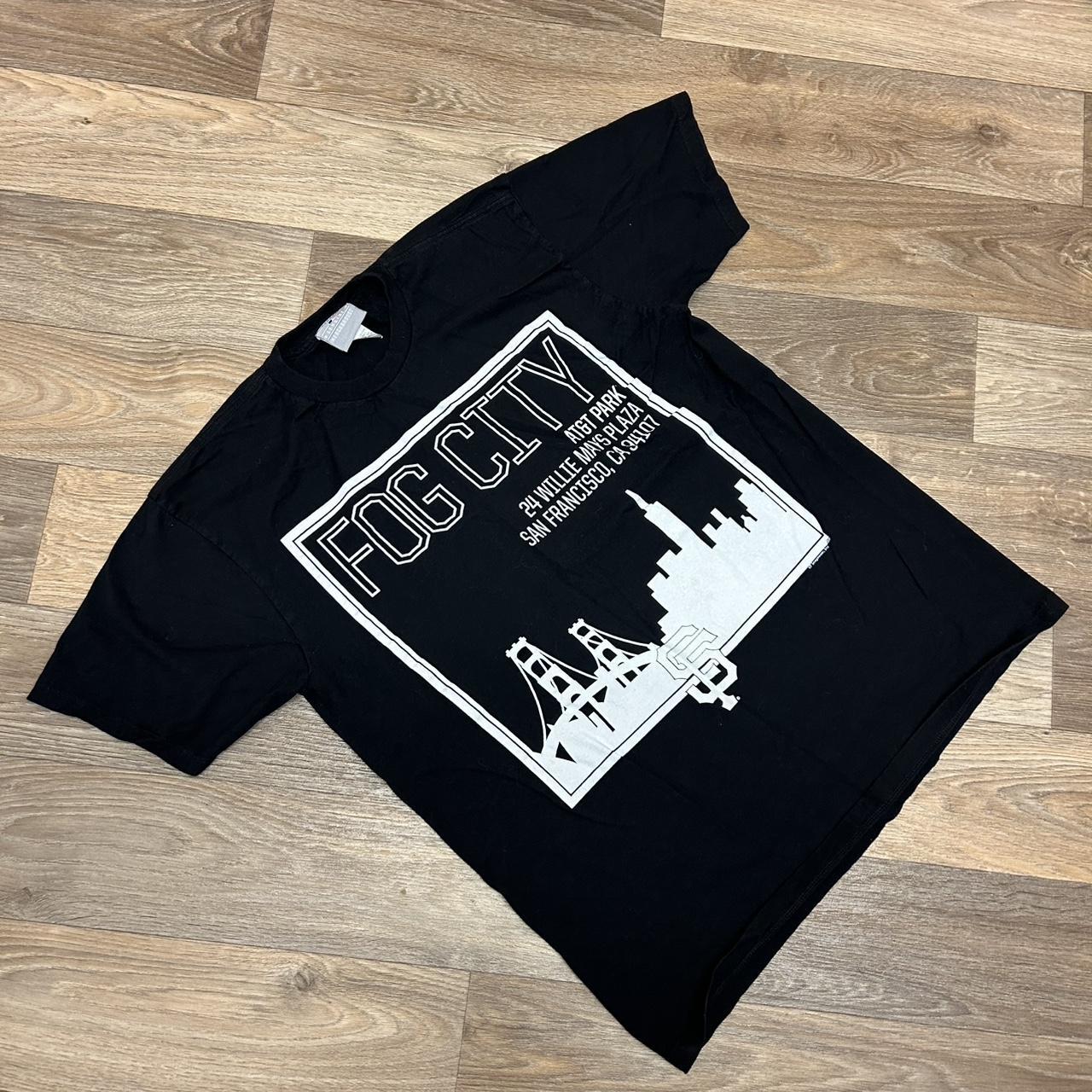 NBL Genuine Merchandise San Francisco Fog City black... | Depop